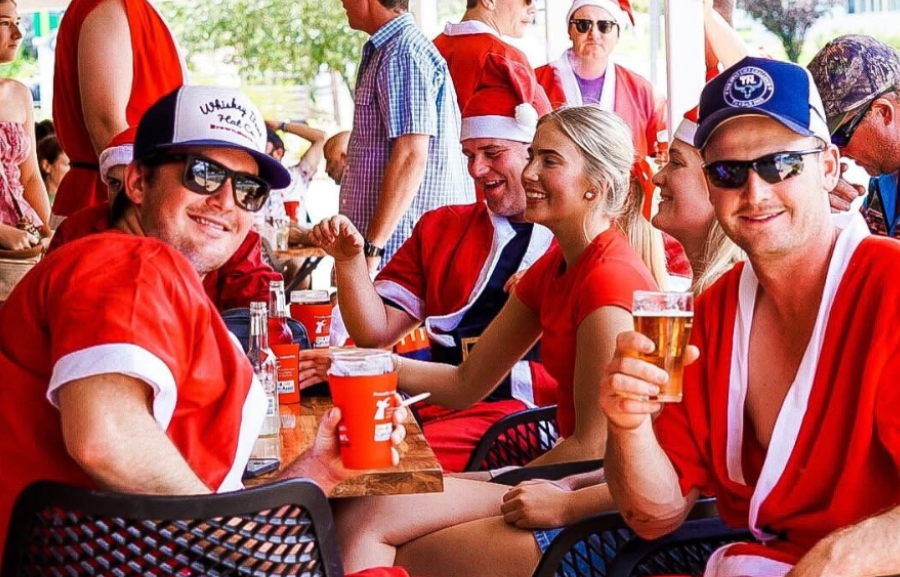 Swarm of Santas rally in Condobolin to send one loud holiday message to ...